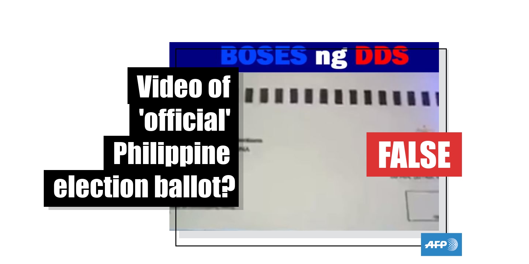 No, this is not the ‘official’ ballot used in the Philippines midterm ...