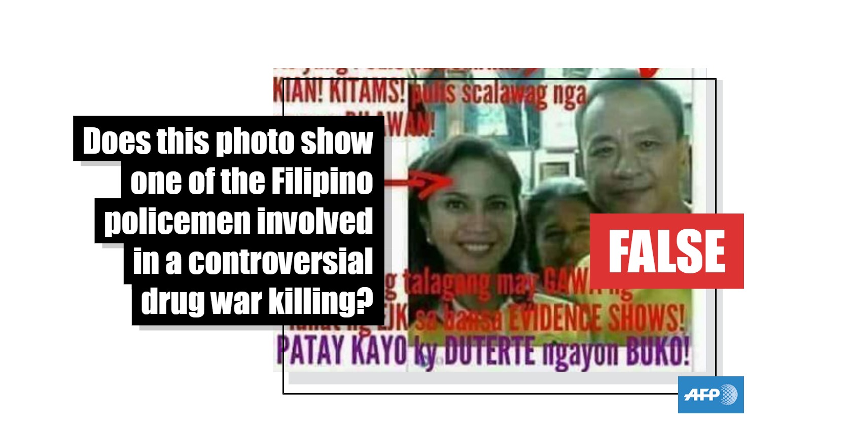 No, this is not a photo of a Philippine policeman who was involved in a ...