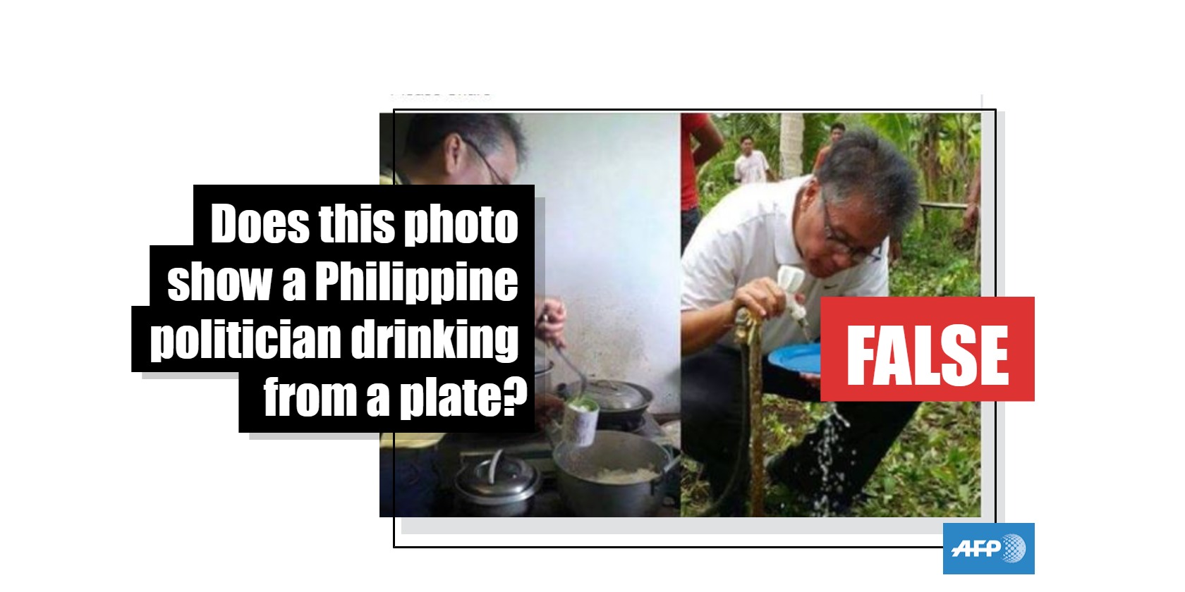 No, this is not a photo of Philippine politician Mar Roxas drinking ...
