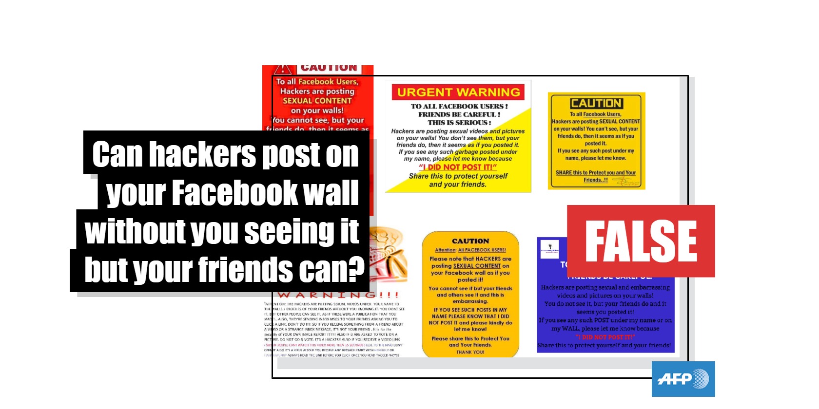 No, hackers cannot post on your Facebook wall without you seeing it ...