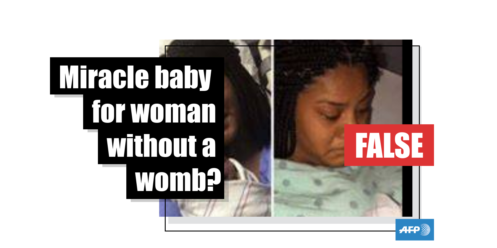 No, this is not a woman who gave birth without a uterus but a mother ...