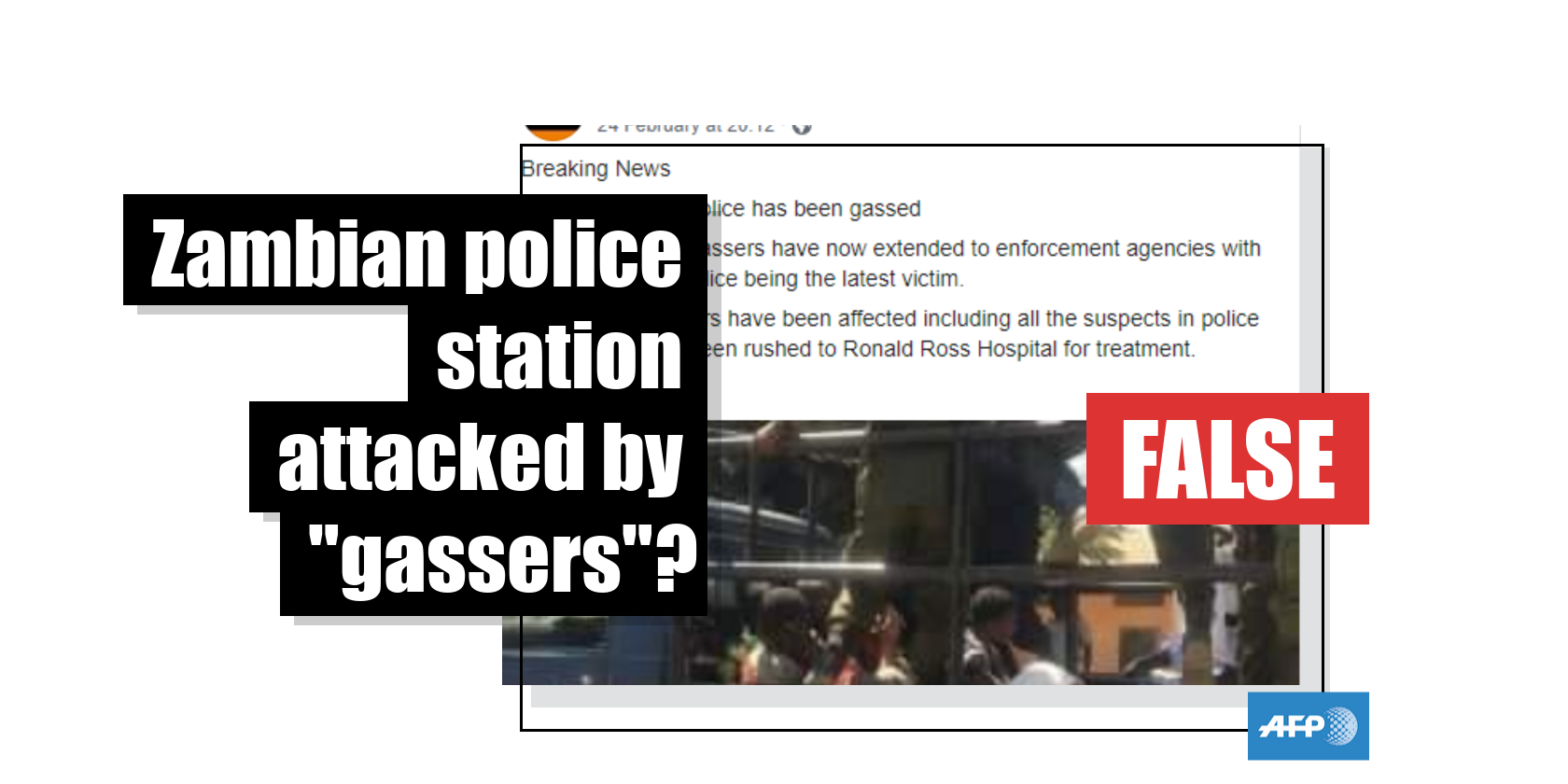 No, a Zambian police station was not the latest target of assailants ...