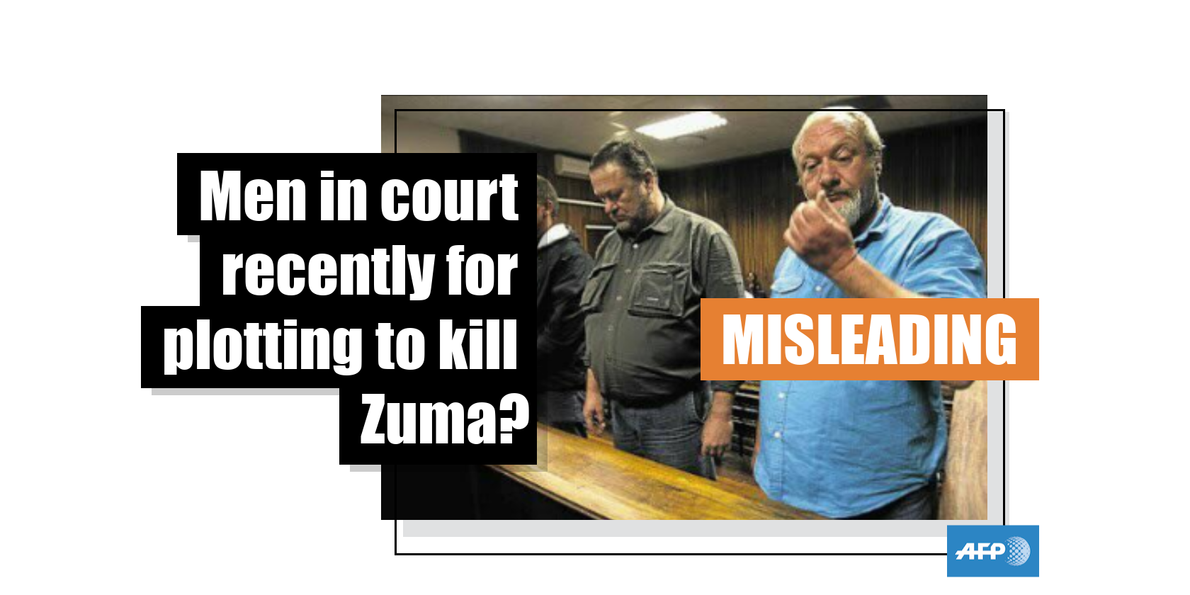 An old image of the trial over the Zuma assassination plot is ...
