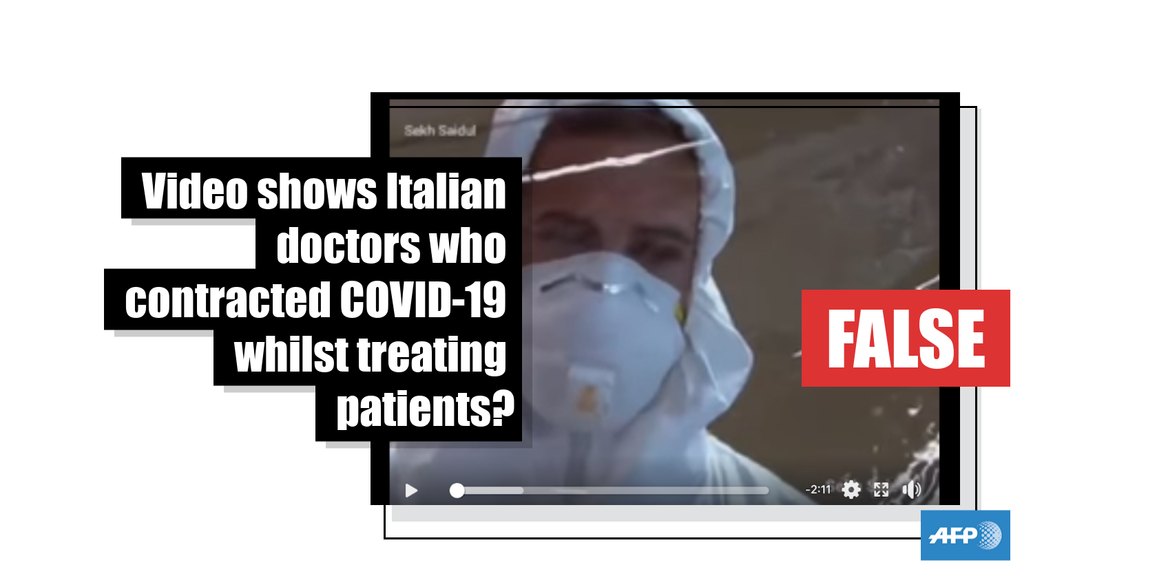 This video actually shows a scene from a Mexican television drama ...