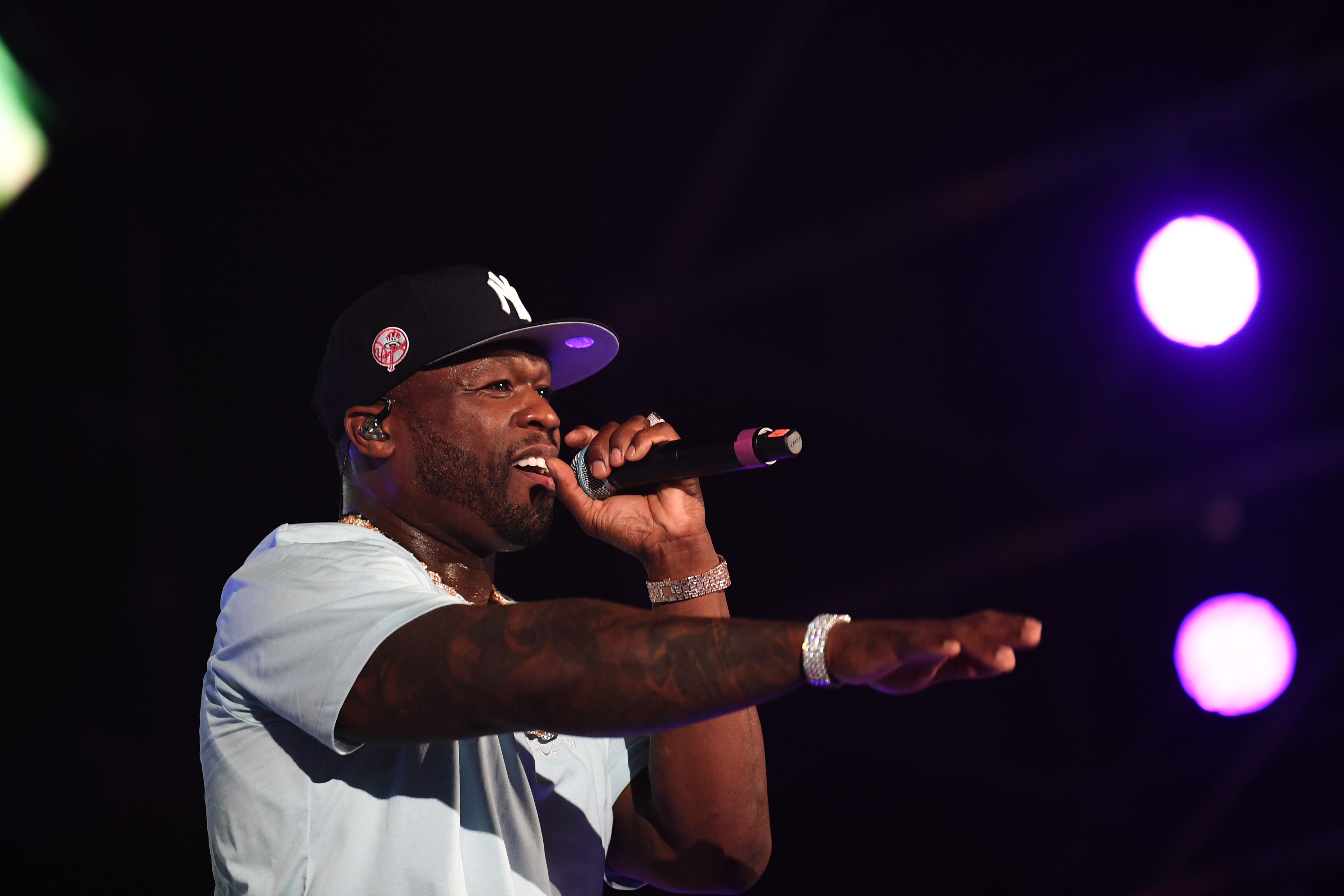 After 50 Cent backs Trump, Republicans share rappers' doctored image ...