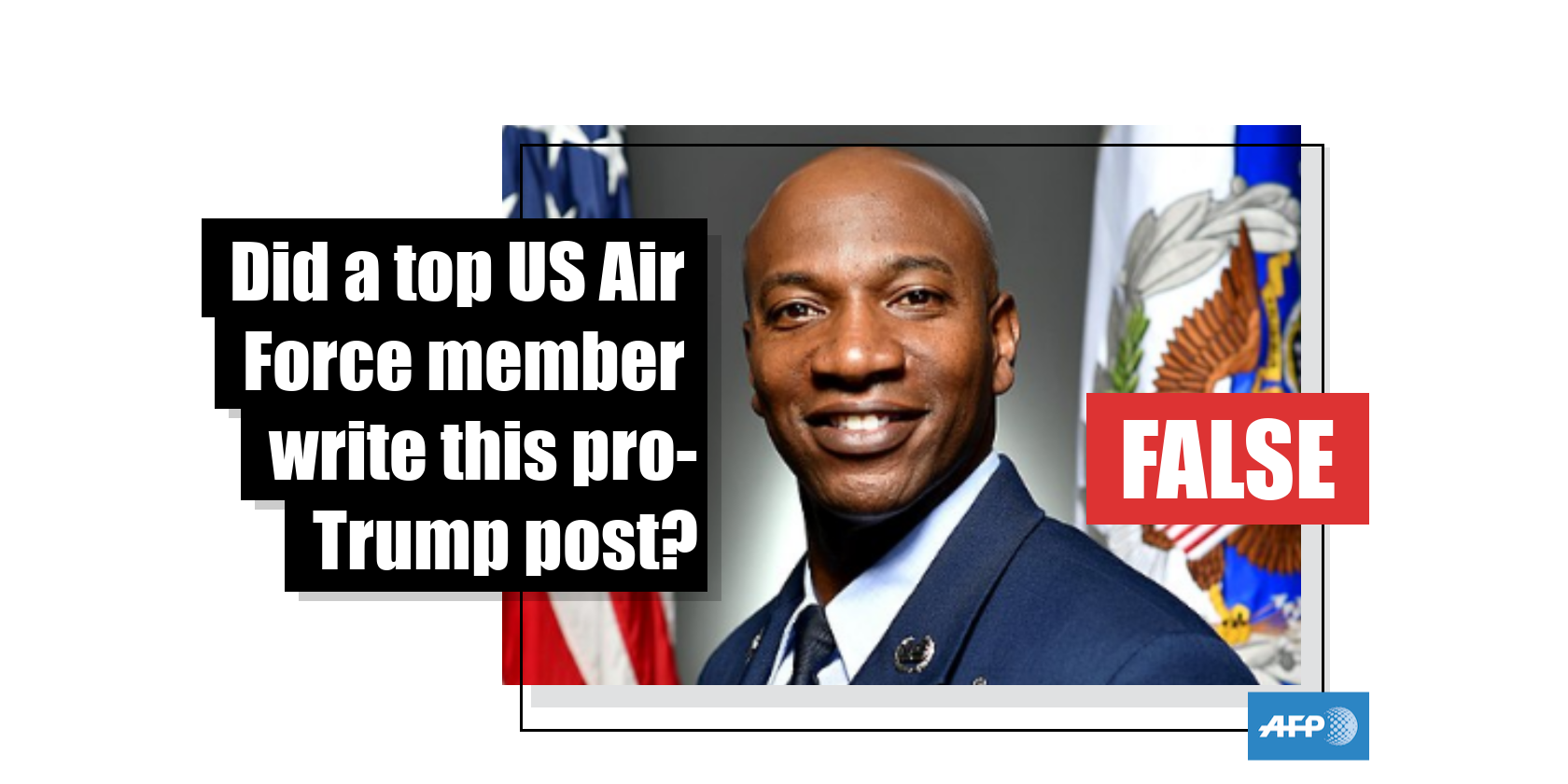Post picturing senior US Air Force member was not written by him | Fact ...