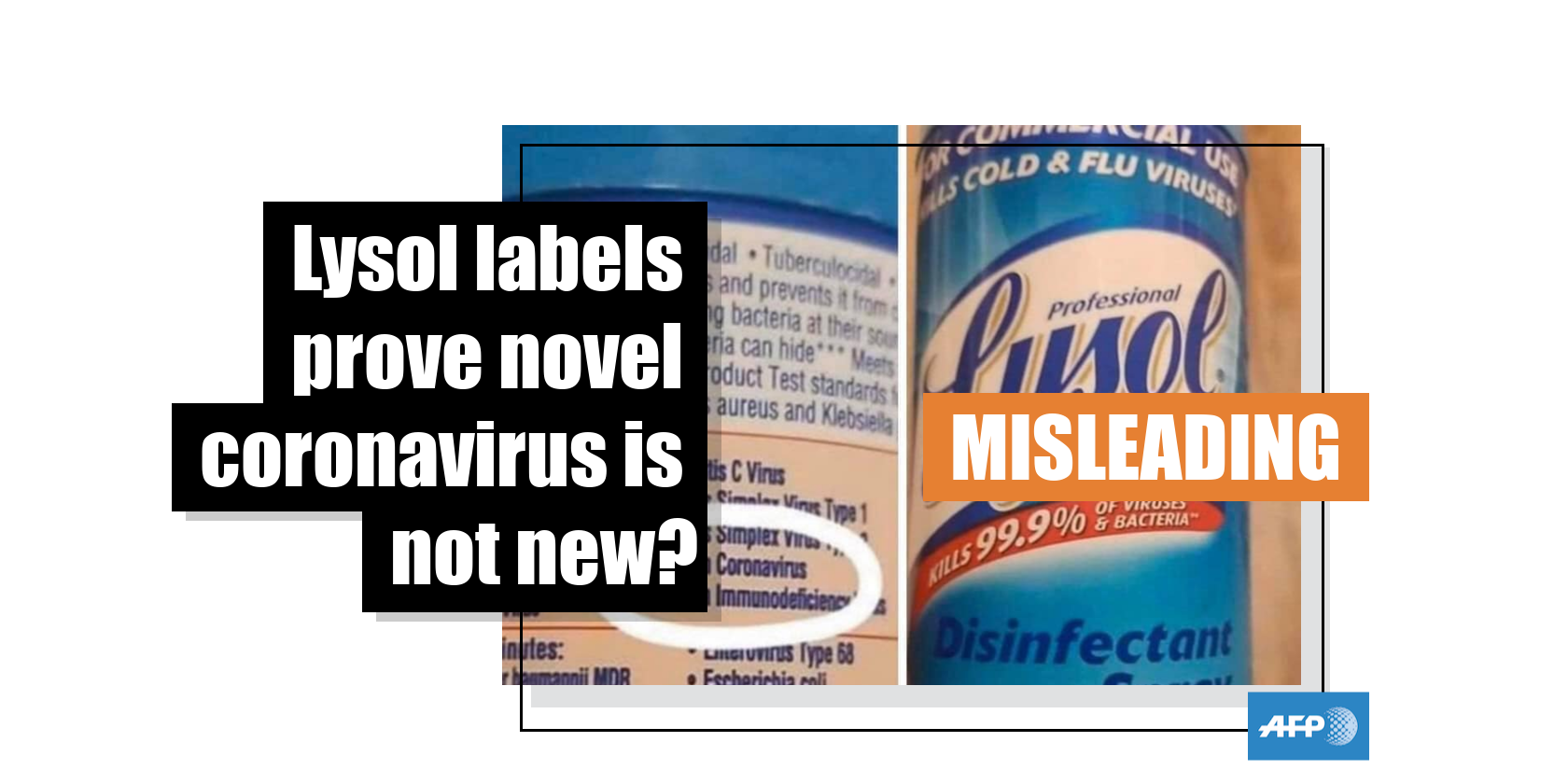 Lysol product labels are not evidence of a novel coronavirus conspiracy ...