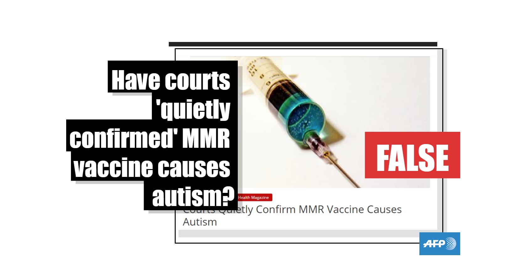 No, courts have not ‘quietly confirmed’ MMR vaccine causes autism ...