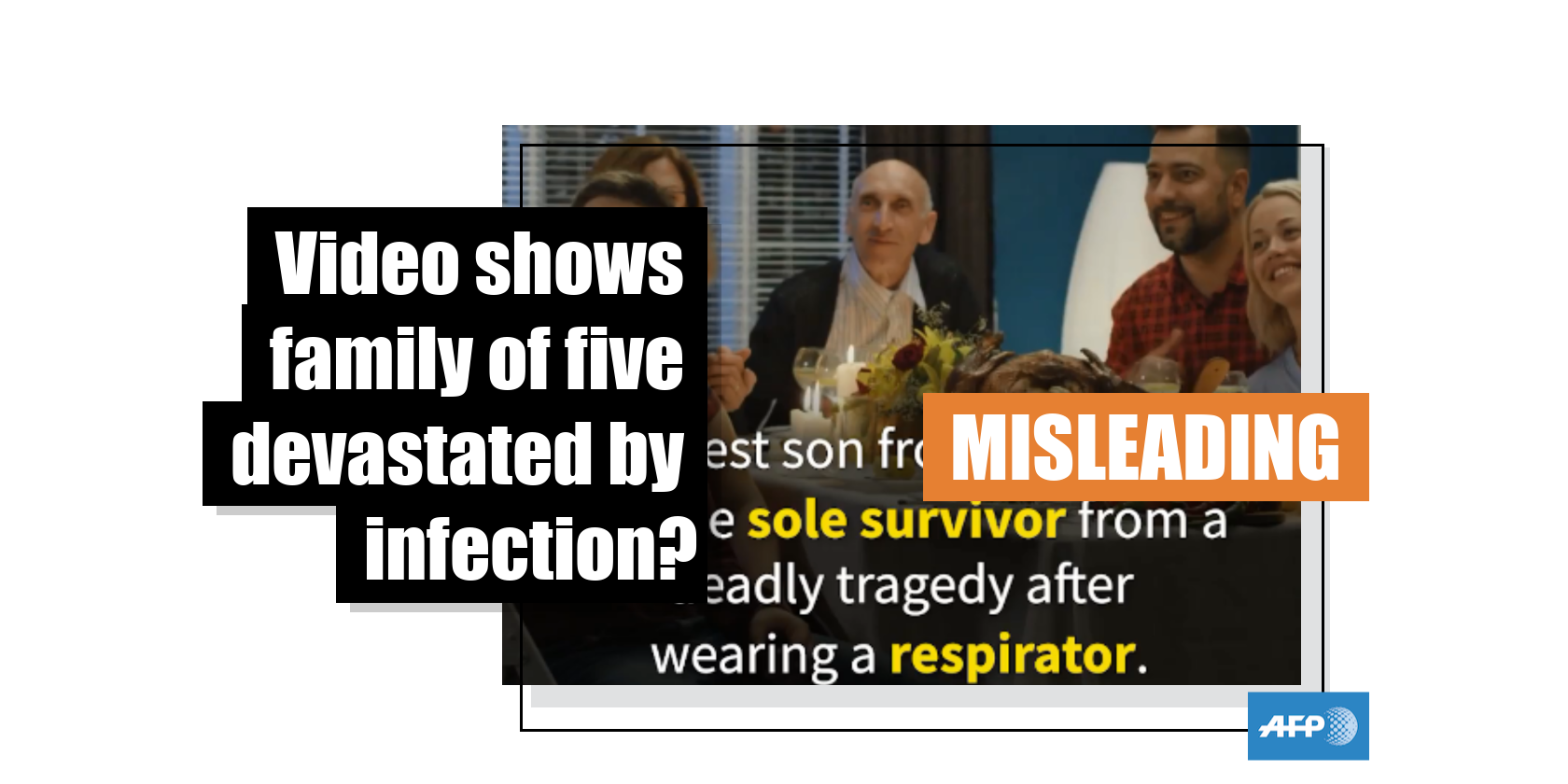 Face mask ad posted during coronavirus crisis claims stock images show ...