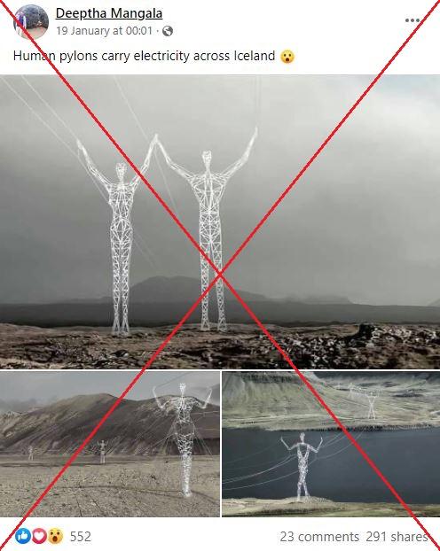 These images of 'human-shaped pylons' are a proposal by an architecture ...