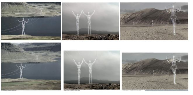 These images of 'human-shaped pylons' are a proposal by an architecture ...