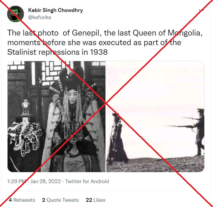 This photo was taken from a movie scene depicting the Mongolian queen's ...