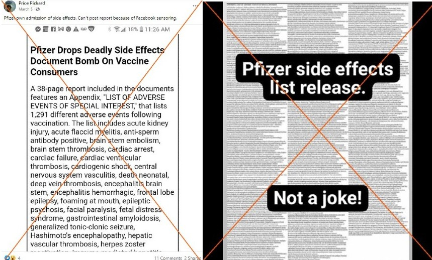 Pfizer documents do not reveal dangers of Covid-19 vaccine | Fact Check