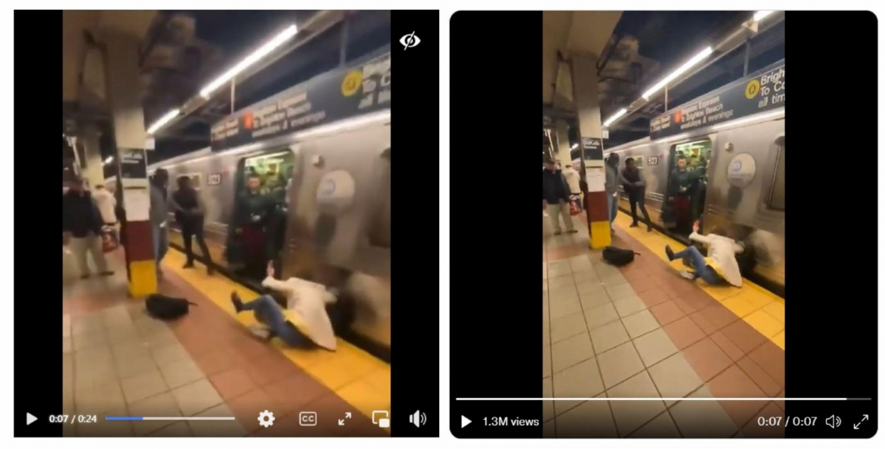 Old video of New York subway attack falsely shared as Bangladeshi ...