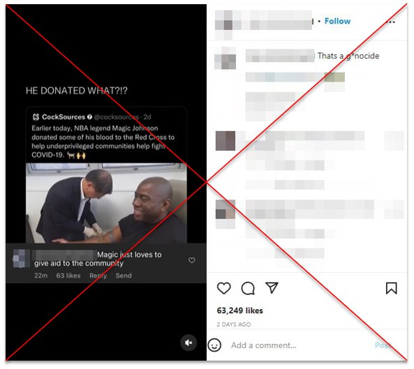 Posts falsely claim photo shows Magic Johnson donating blood | Fact Check