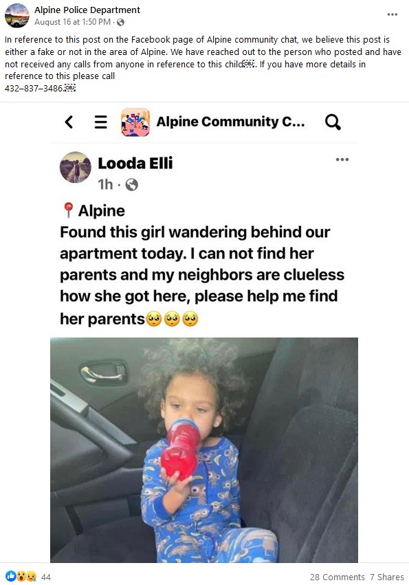 False missing child reports spread across North America | Fact Check