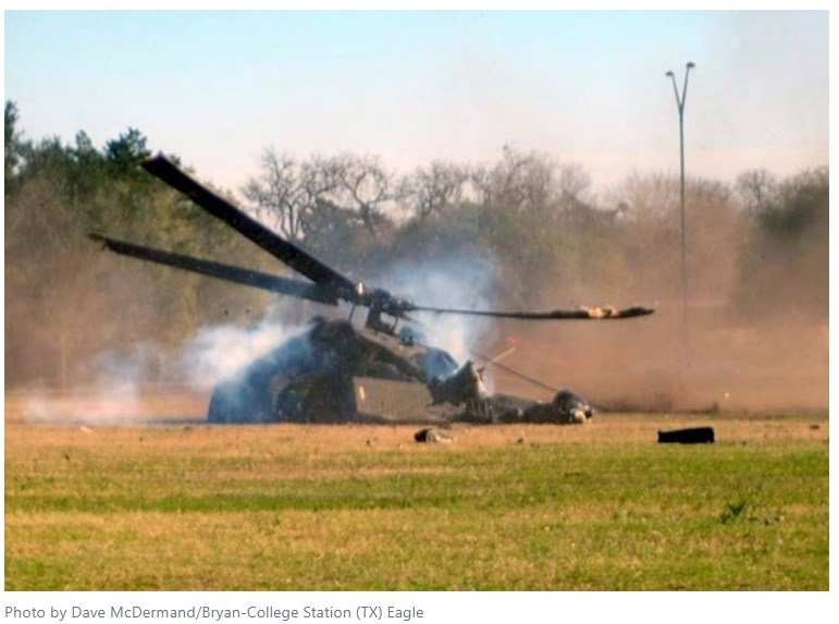 Photo shows helicopter damaged in Texas, not shot down in Nigeria ...