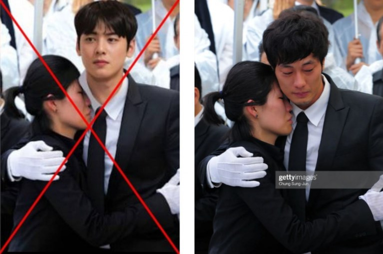 Doctored images misleadingly shared as 'funeral for K-pop singer ...