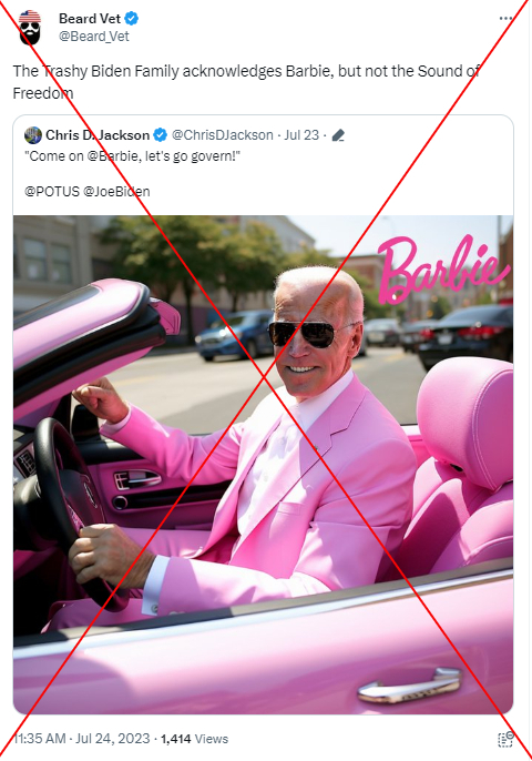 AI images of Biden, Obama in 'Barbie pink' suits spread online | Fact Check