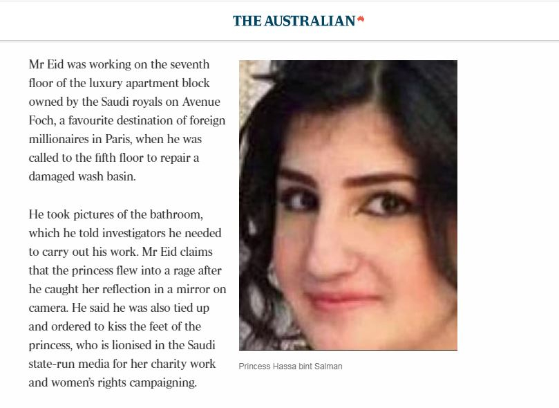 This photo shows US socialite Kim Kardashian, not the daughter of Saudi ...