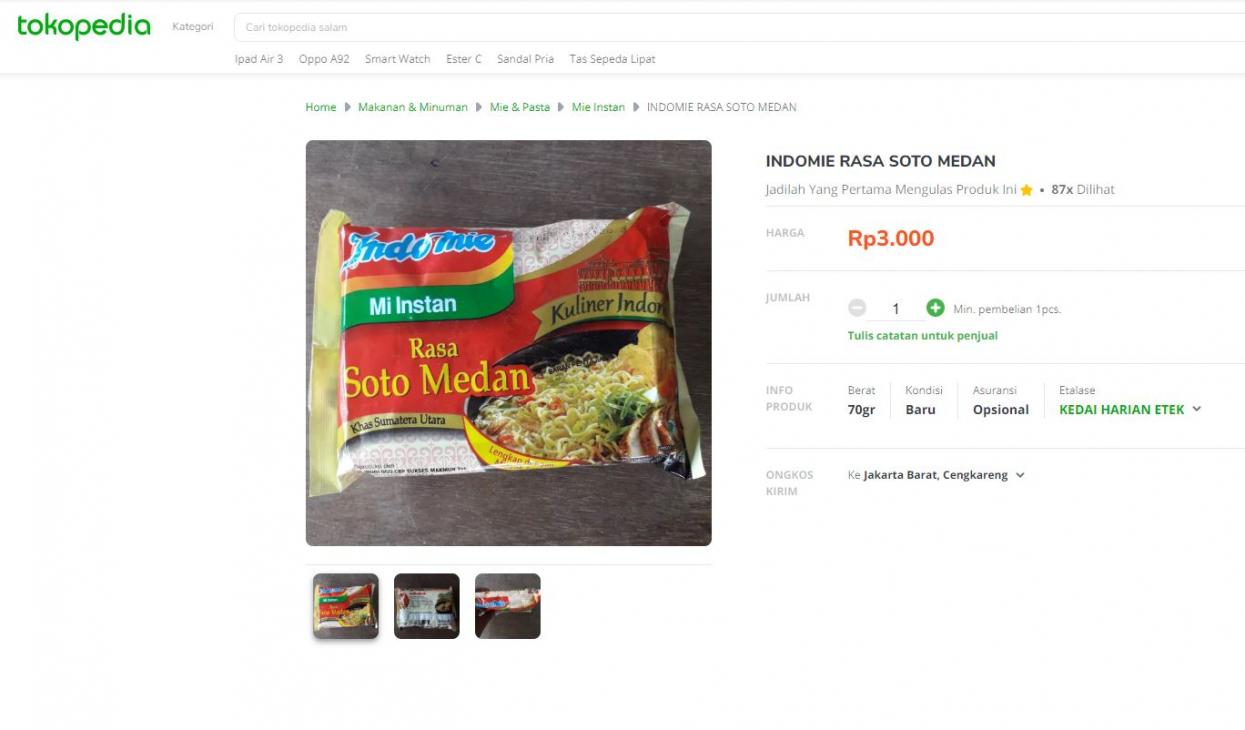 This image has been doctored and Indomie confirmed all their products ...