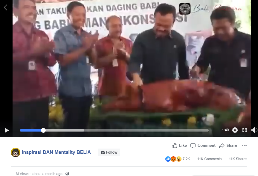 This Video Shows Officials Encouraging Locals To Eat More Pork At An This Video Shows Officials Encouraging Locals To Eat More Pork At An