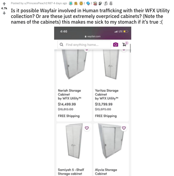 Online retailer Wayfair hit by child trafficking conspiracy theory ...