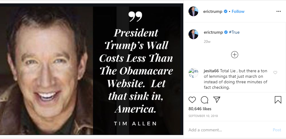 No, comedian Tim Allen did not write this pro-Trump post | Fact Check