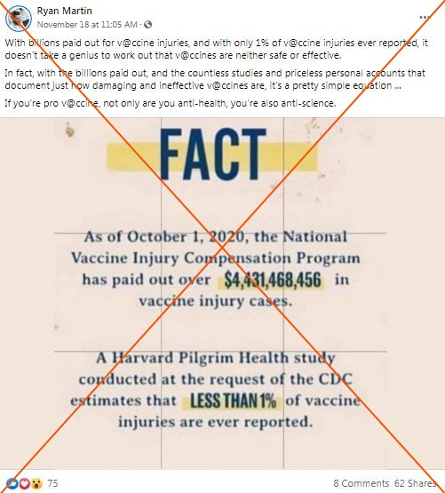 US vaccine injury payouts do not mean immunization is unsafe | Fact Check