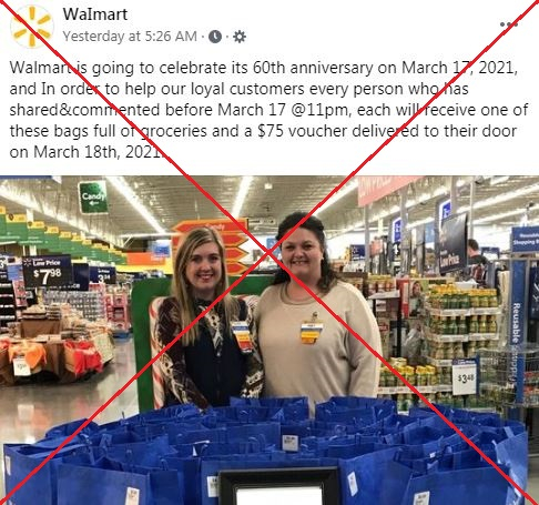 Fake Walmart anniversary promotion circulates online | Fact Check