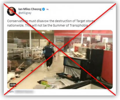 Outdated looting footage misrepresented amid anti-LGBTQ backlash ...