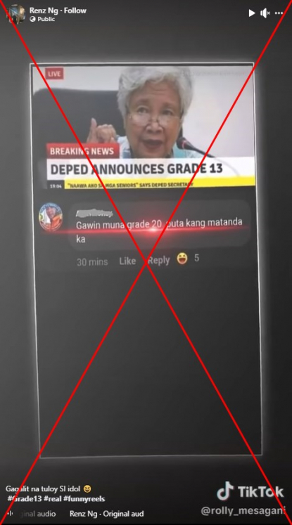 Philippines did not add one more year of high school | Fact Check