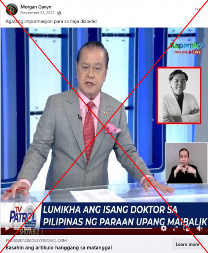 Filipino news anchor's footage manipulated to sell unregistered ...