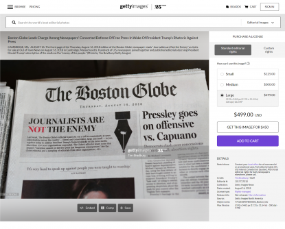 No, this image actually shows a doctored Boston Globe front page | Fact ...