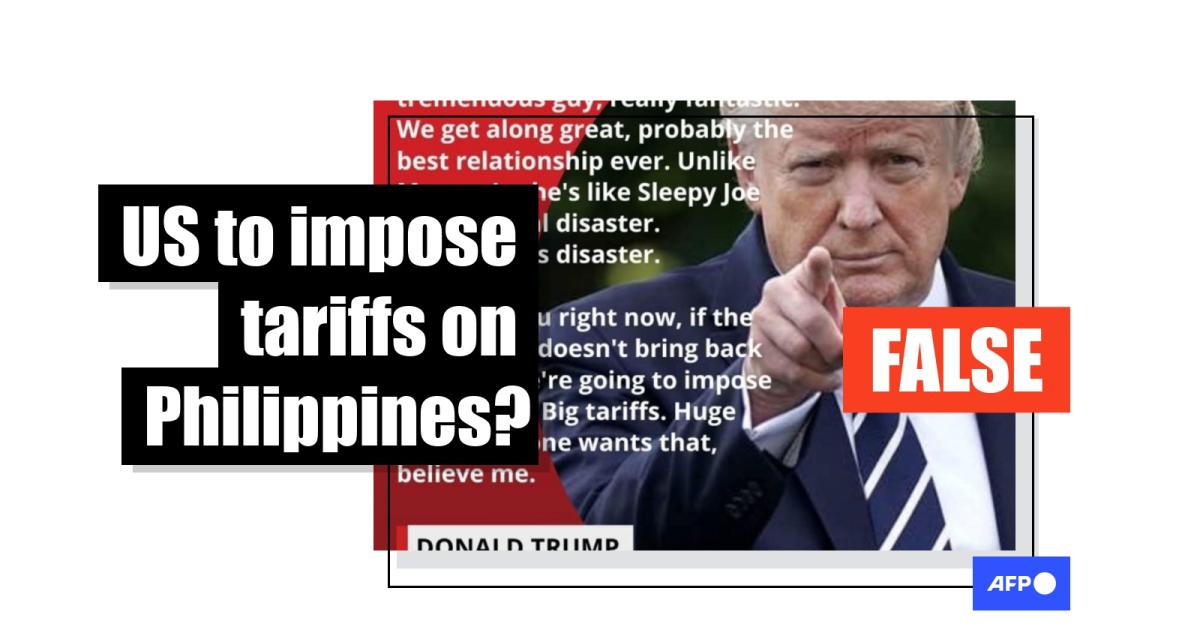 More falsified Trump quotes surface after Duterte arrest | Fact Check