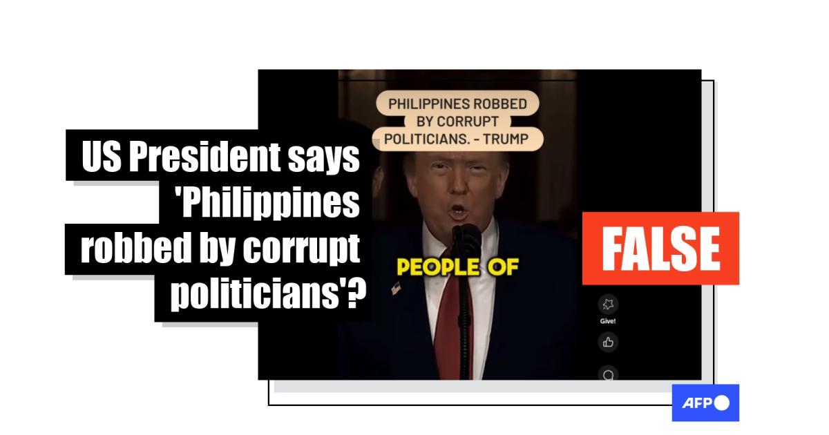Edited video features fabricated audio of Trump 'criticising corrupt ...