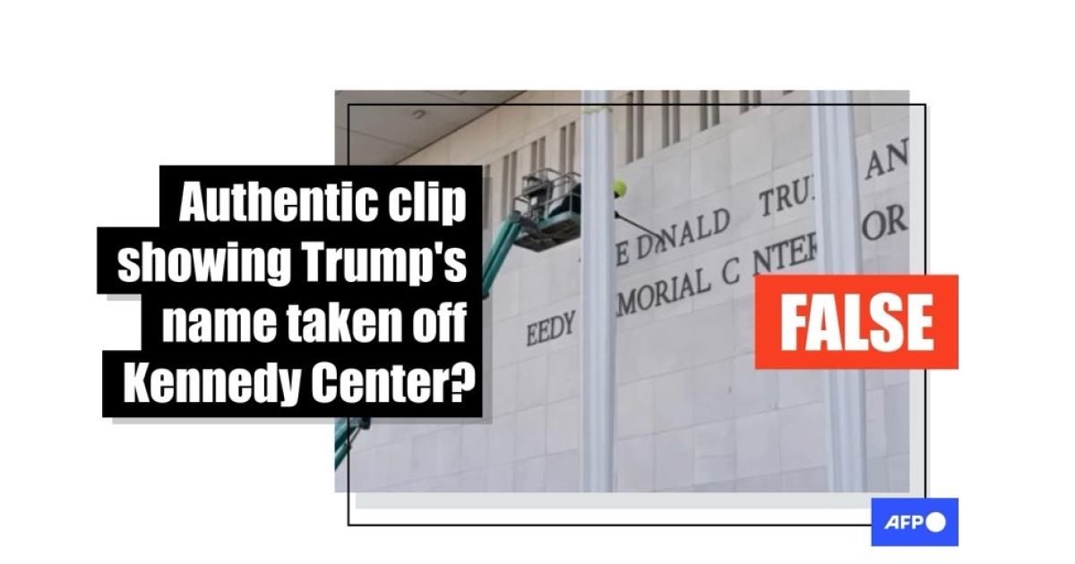 AI video depicts Washington arts center removing Trump's name | Fact Check