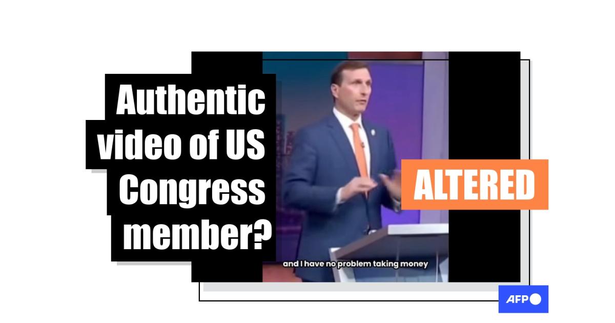 US congressional candidate alters clip of opponent talking campaign ...