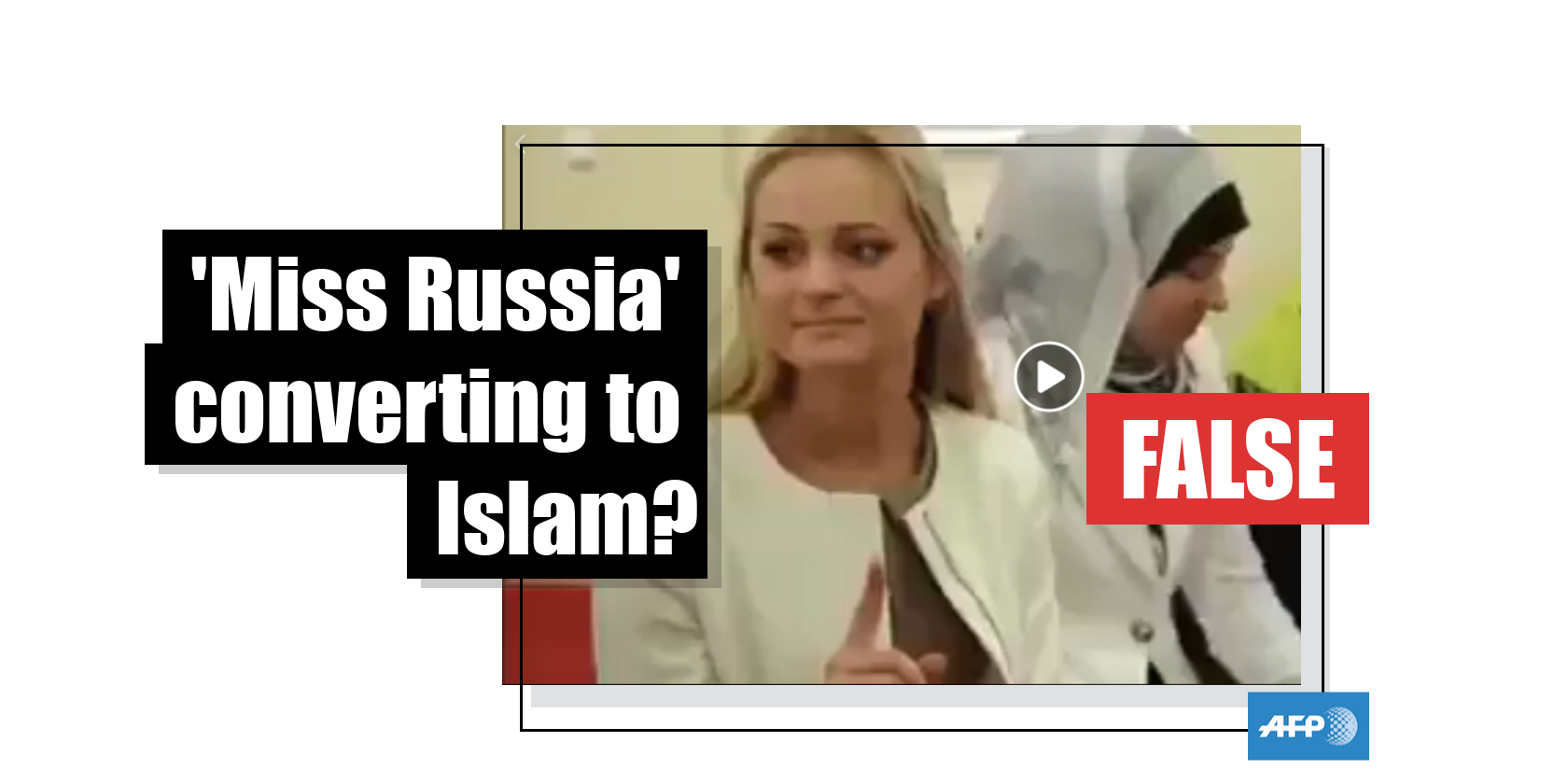This video does show a woman who converted to Islam, but she isn’t ...