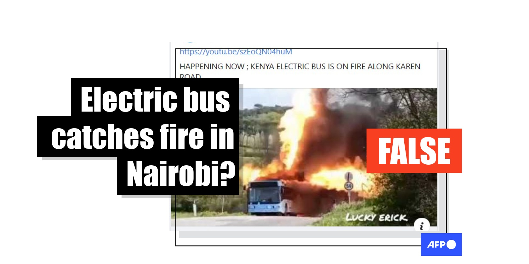 Video shows a methane-powered bus that caught fire in Italy, not an ...