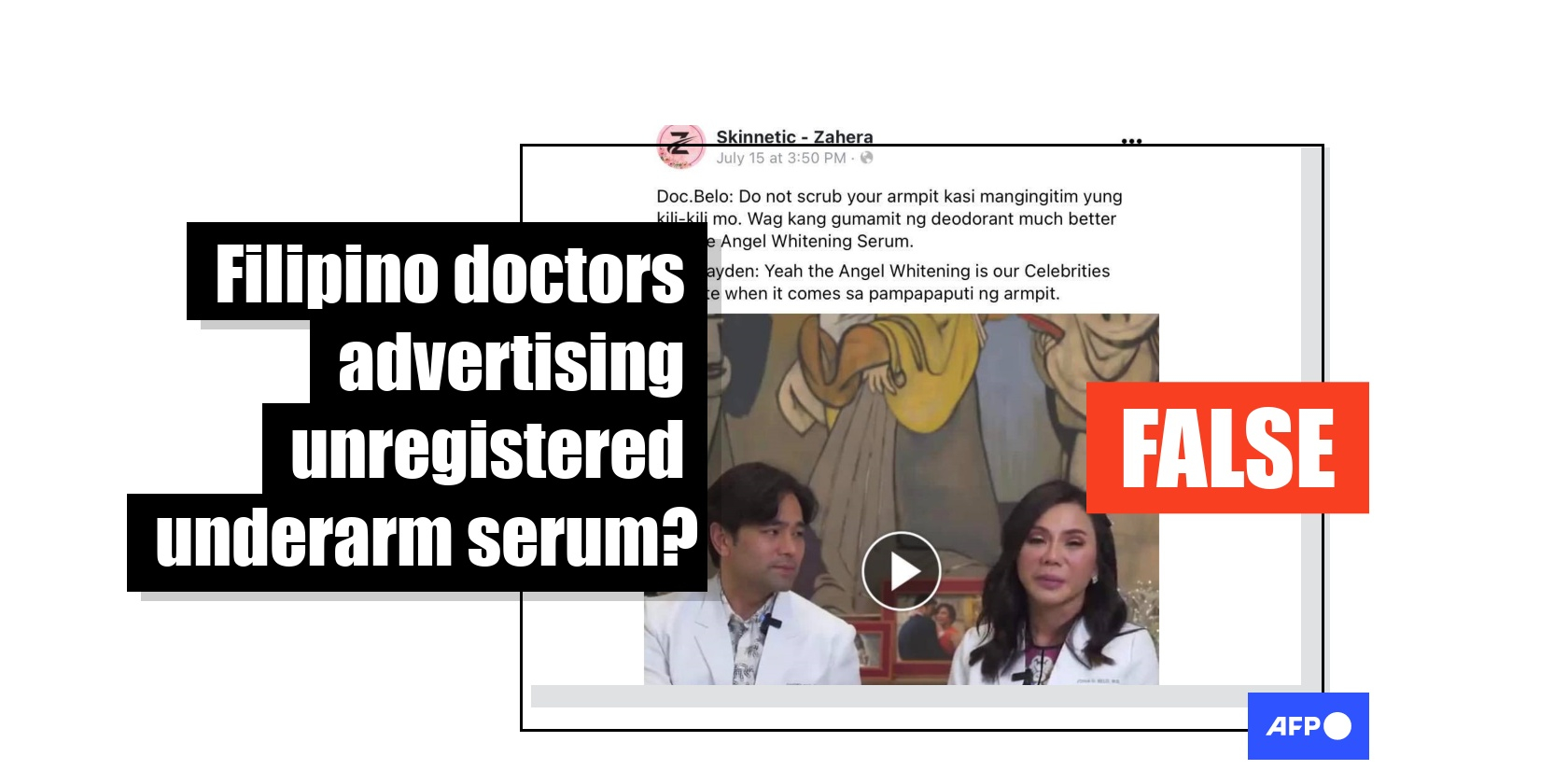 False endorsements from popular Filipino doctors used to promote an ...