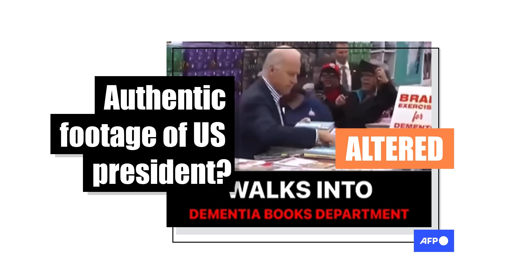 Manipulated video of Joe Biden browsing dementia books spreads online ...