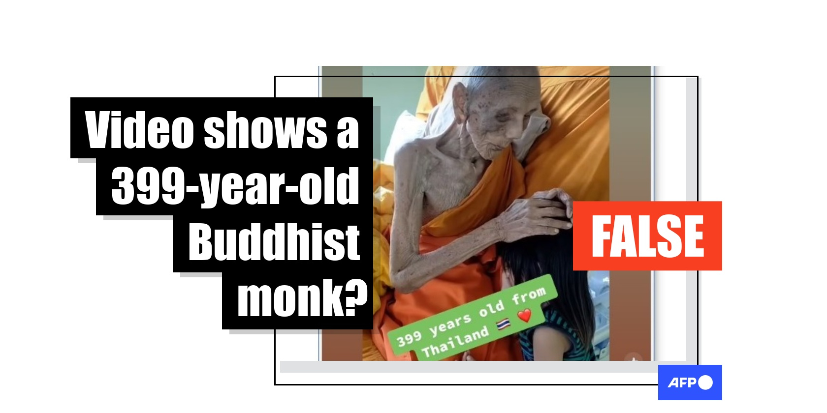 False claim resurfaces about age of Buddhist monk who died in 2022 aged ...