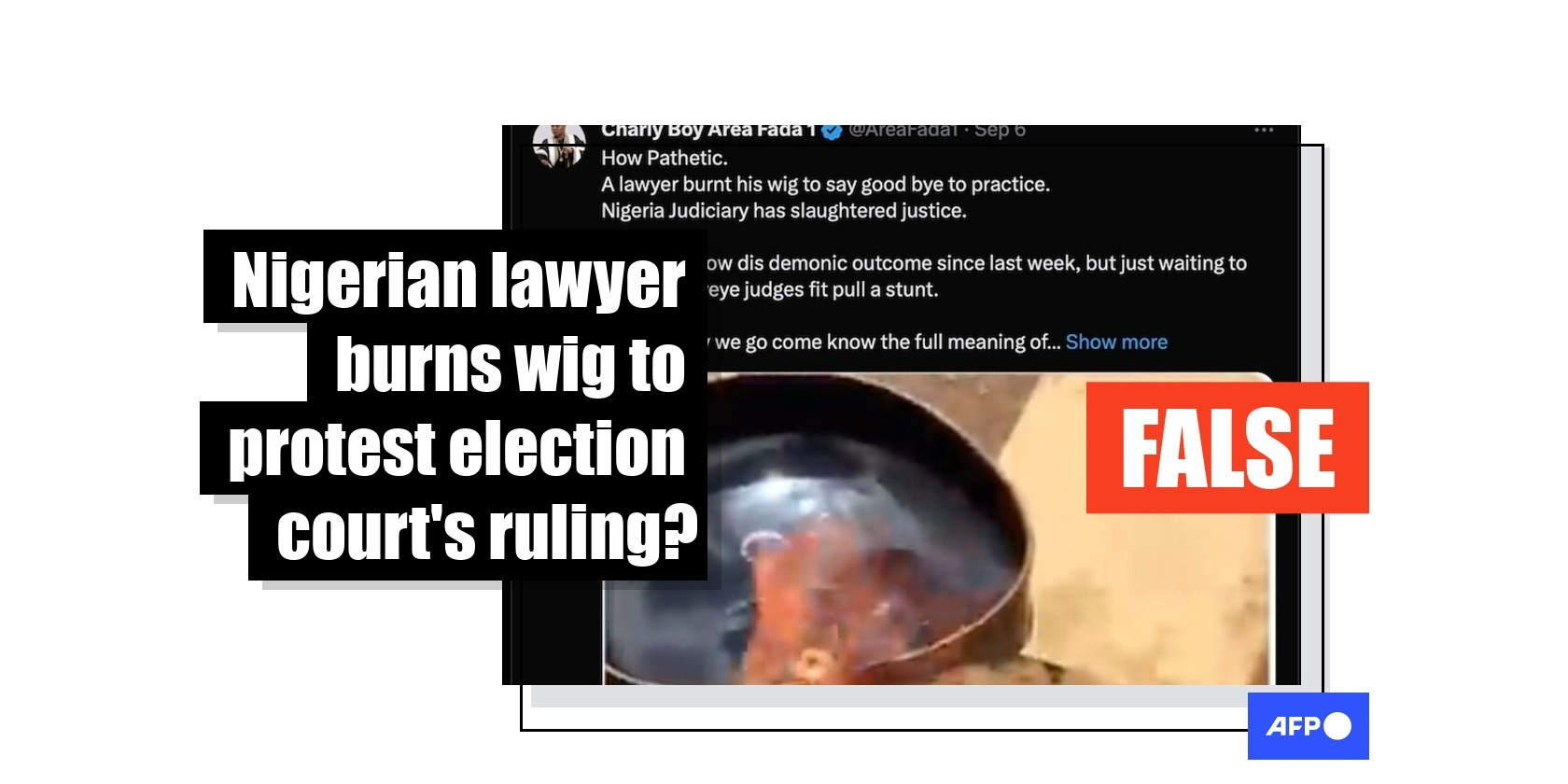 Old video shows Jamaican lawyer, not Nigerian, burning wigs in act of ...