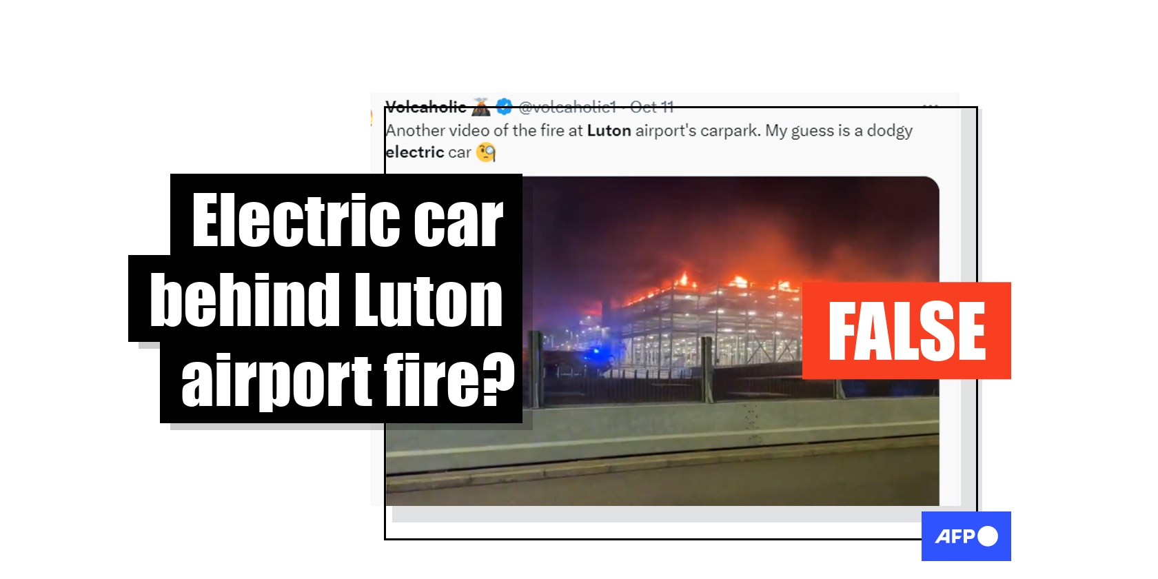 Luton fire not caused by electric car, emergency services say | Fact Check