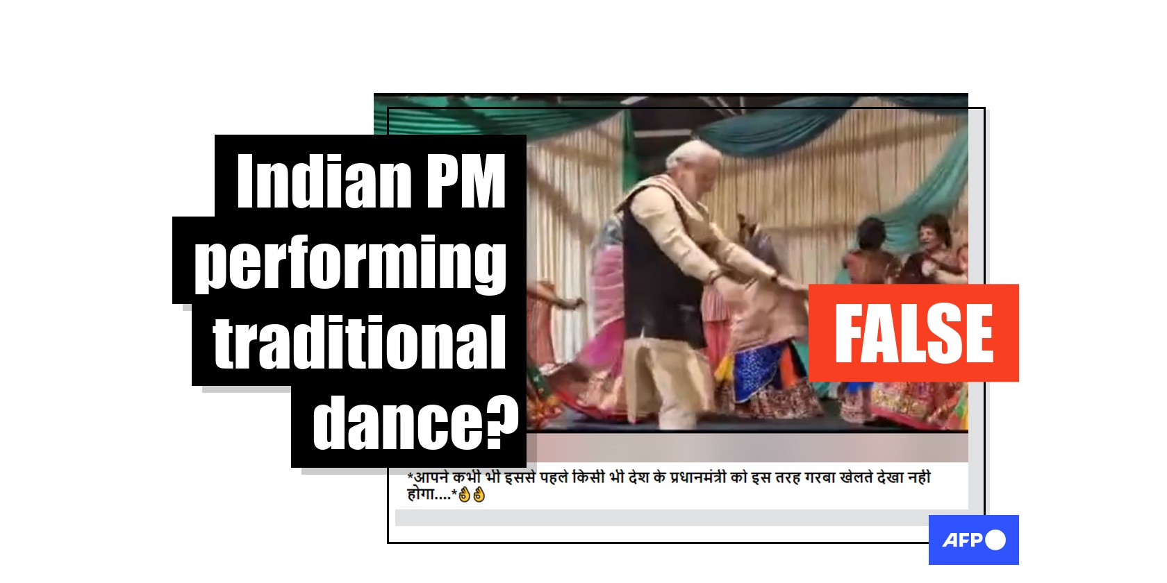 Video shows Indian Prime Minister Narendra Modi's lookalike dancing at ...