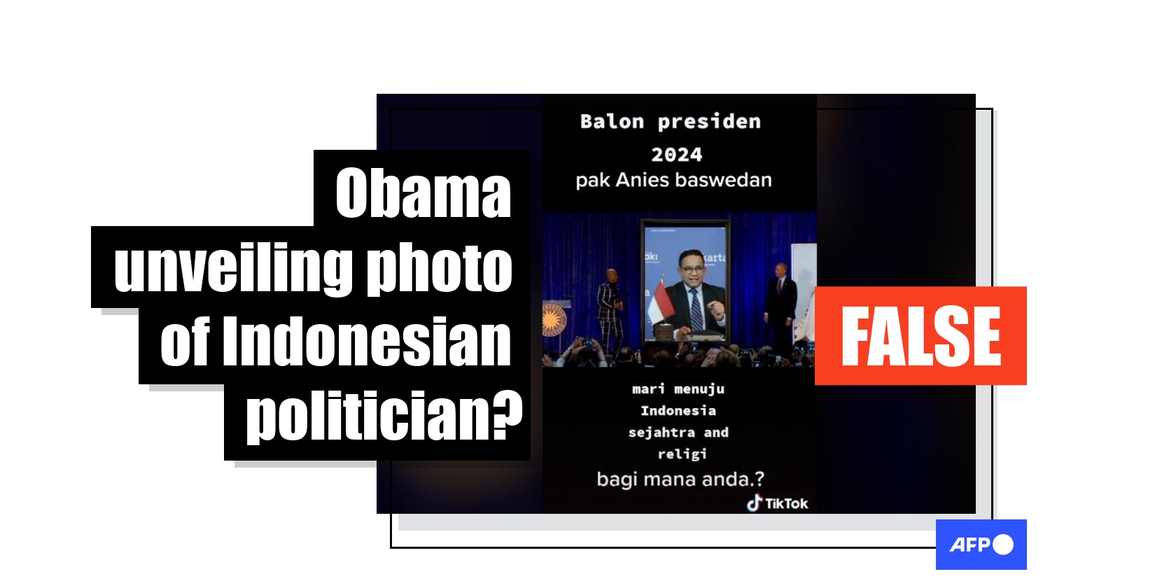 Video of Obama unveiling his own portrait doctored to insert Indonesian ...