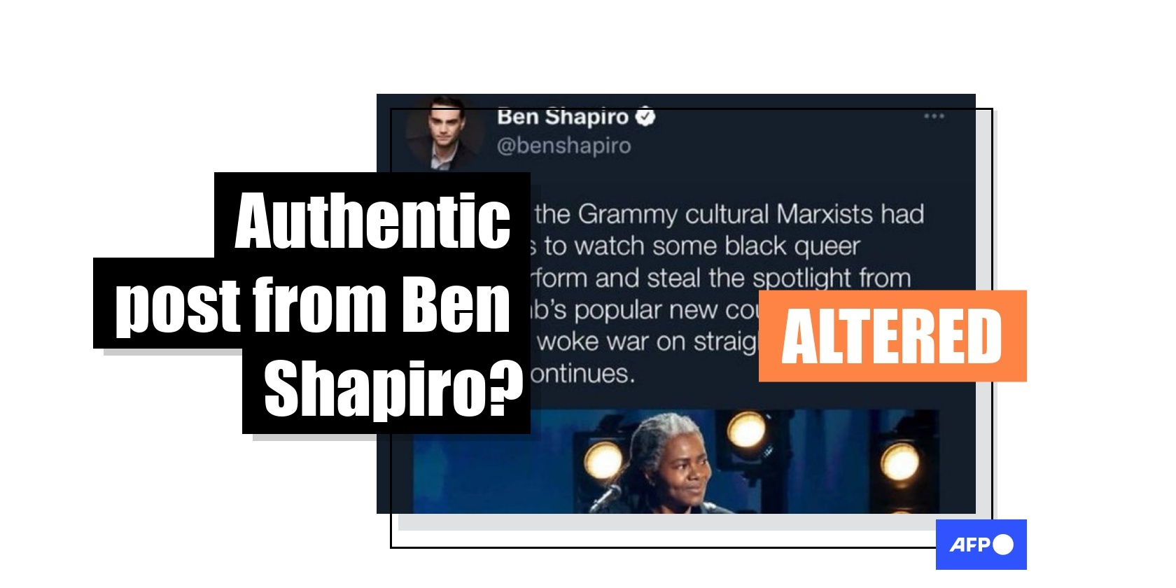 Post Of Conservative Commentator Criticizing Grammys Performance Is