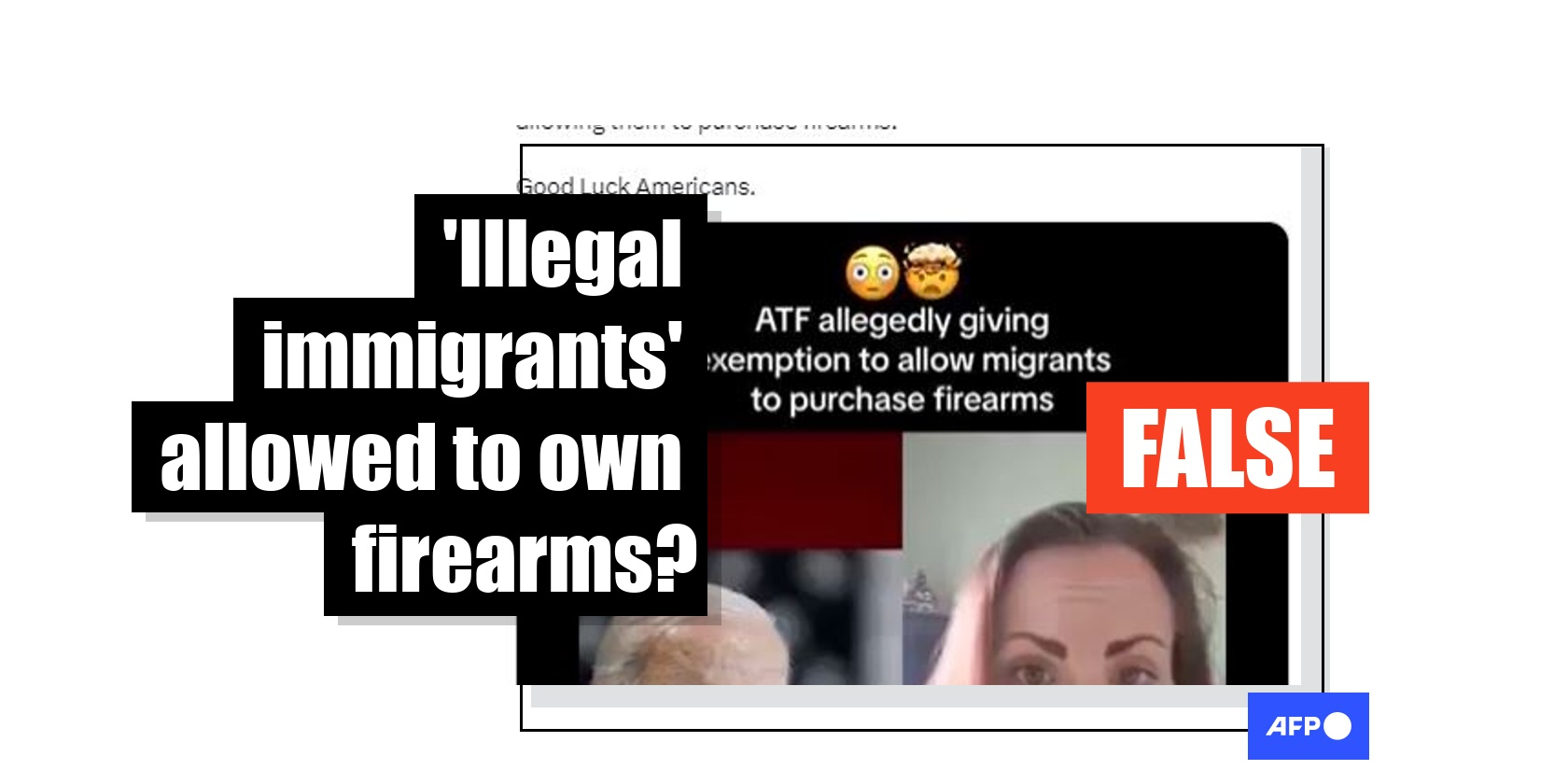 Migrants subject to US federal gun regulations | Fact Check