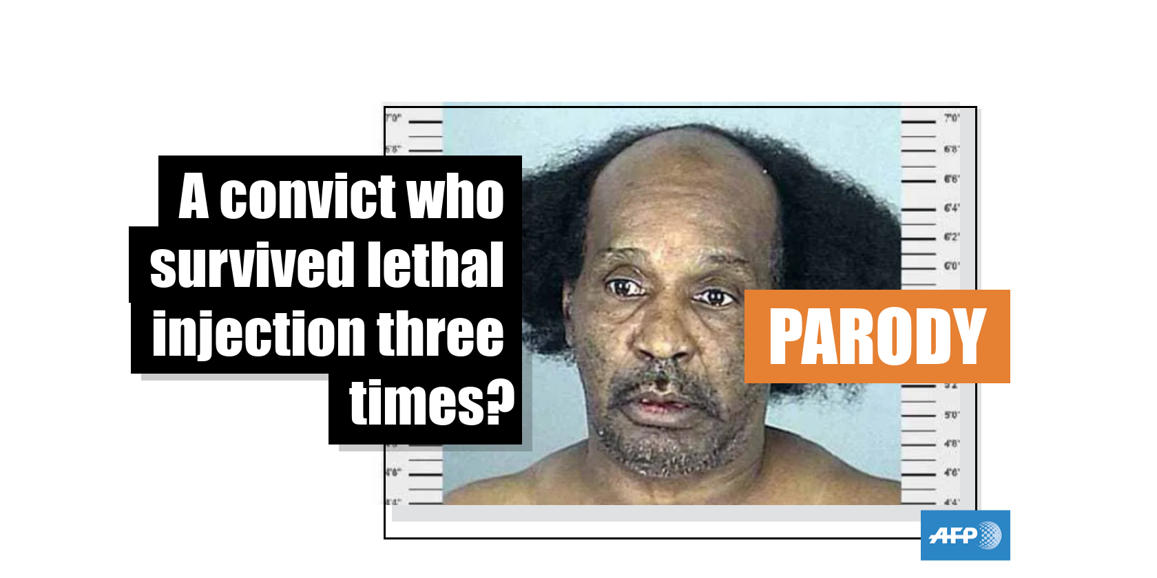 This joke article about a man who 'survived three lethal injections' is ...